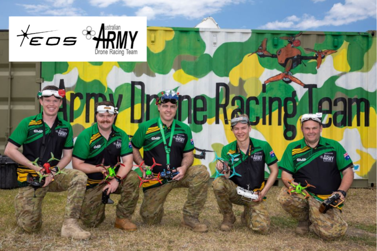 EOS Partners with Australian Army Drone Racing Team | News